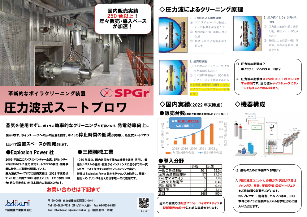 蒸気消費量ゼロ！圧力波式スートブロワ『SPGr』でボイラの飛灰・ダストを除去 | Apérza TV（アペルザTV、アペルザテレビ ...